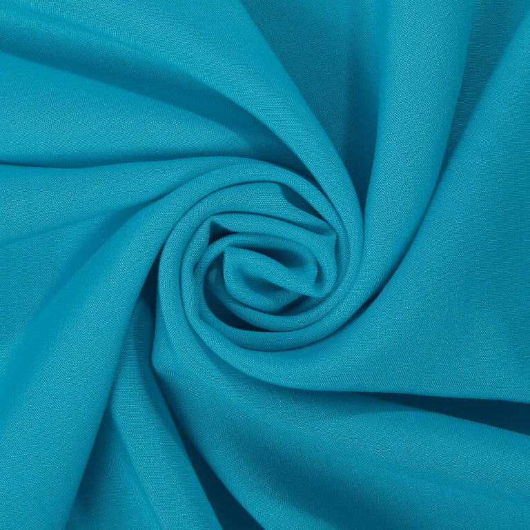 Rayon Challis Fabric 100 Rayon 53 54 wide Sold by the Yard Many Colors Turquoise Walmart