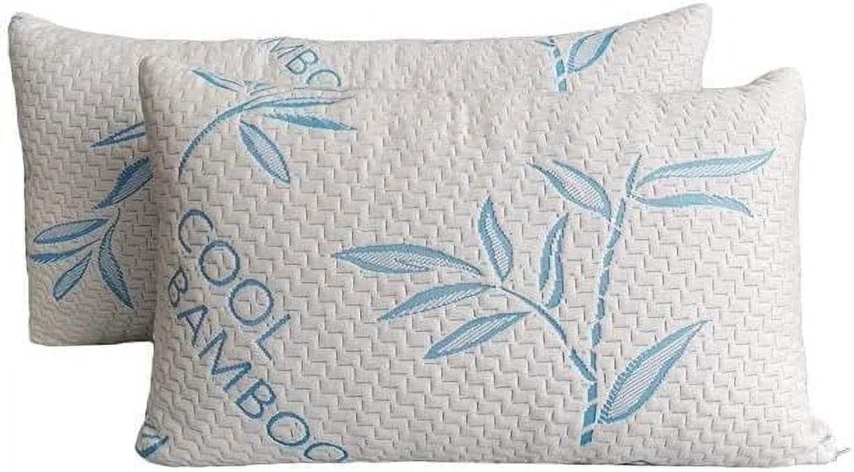 Rayon Derived from Bamboo Pillows for Sleeping, Cooling Shredded Memory ...