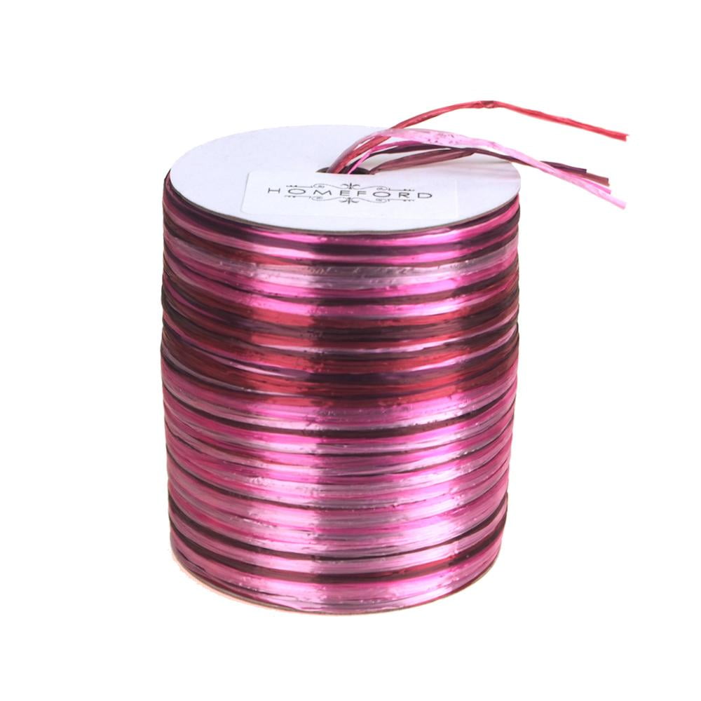 Rayon Raffia Multi-Color Roll, 5mm, 54 Yards, Cerise - Walmart.com