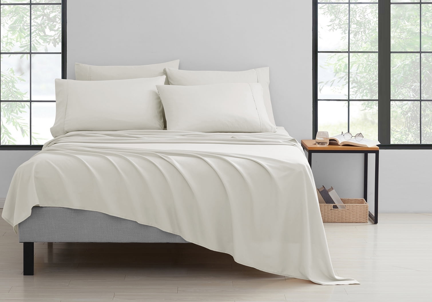 Rayon from Bamboo 6-Piece Luxury Sheet Set - 7 Colors - Ivory - Full ...