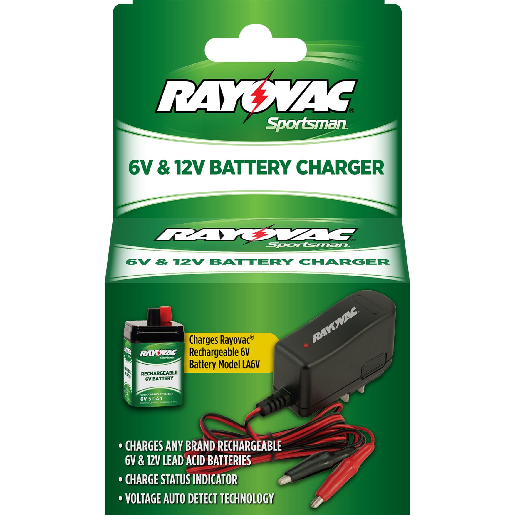 Rayovac 6V/12V Outdoor Battery Charger - Walmart Business Supplies