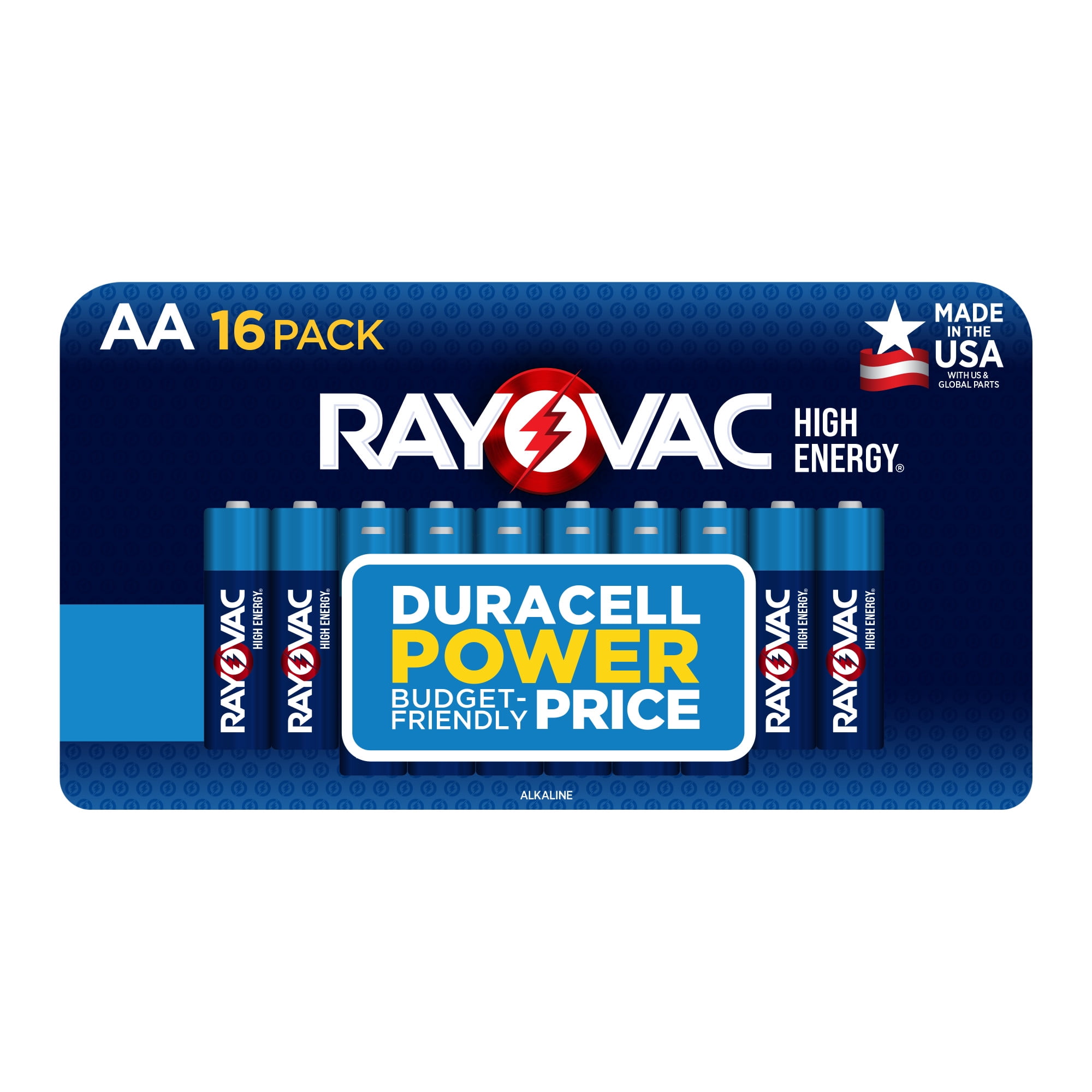 Rayovac High Energy AA Batteries (16 Pack), Double A Batteries ...