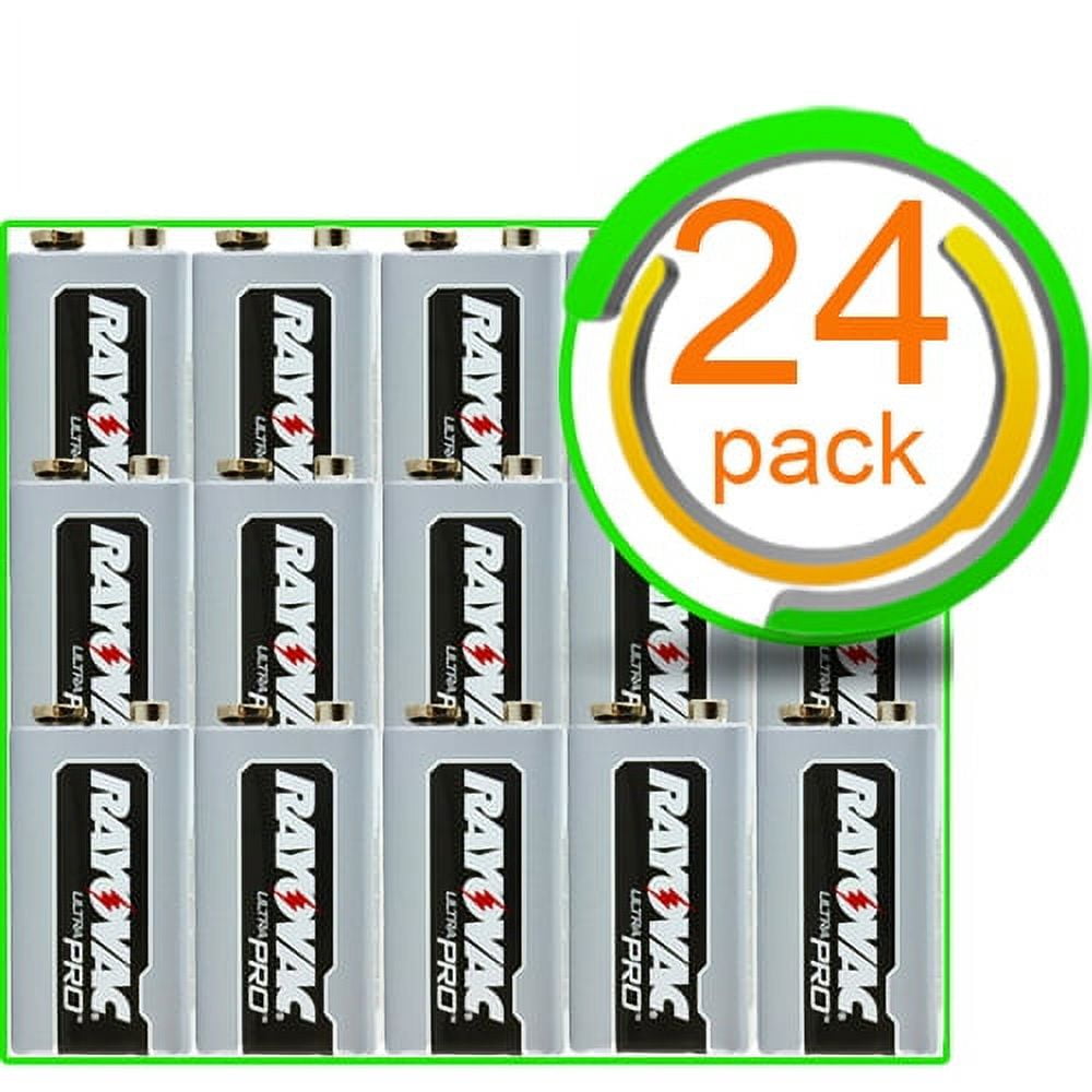 Rayovac Alkaline 9V Size 24 Pack - Walmart.com
