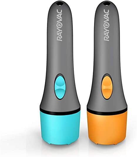 Rayovac 3765872 Brite Essentials 20 Lumens LED D Flashlight Turquoise ...