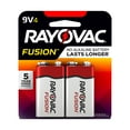 Rayovac FUSION Premium Alkaline, 9V Batteries, 4 Count - Walmart.com