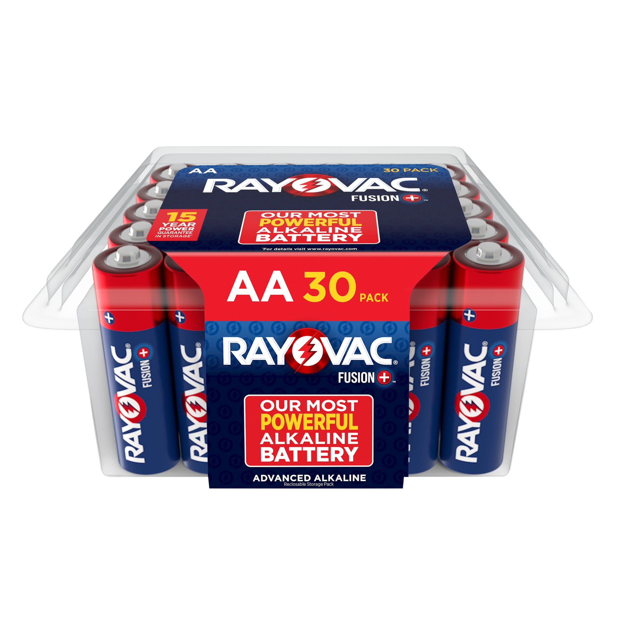 Free Shipping! Rayovac Fusion AA Batteries 30 Pack Double A Alkaline ...