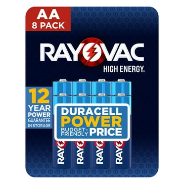 (8 pack) Rayovac High Energy AA Batteries (36 Pack), Double A Batteries ...