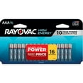 Rayovac High Energy AAA Batteries (16 Pack), Triple A Batteries ...