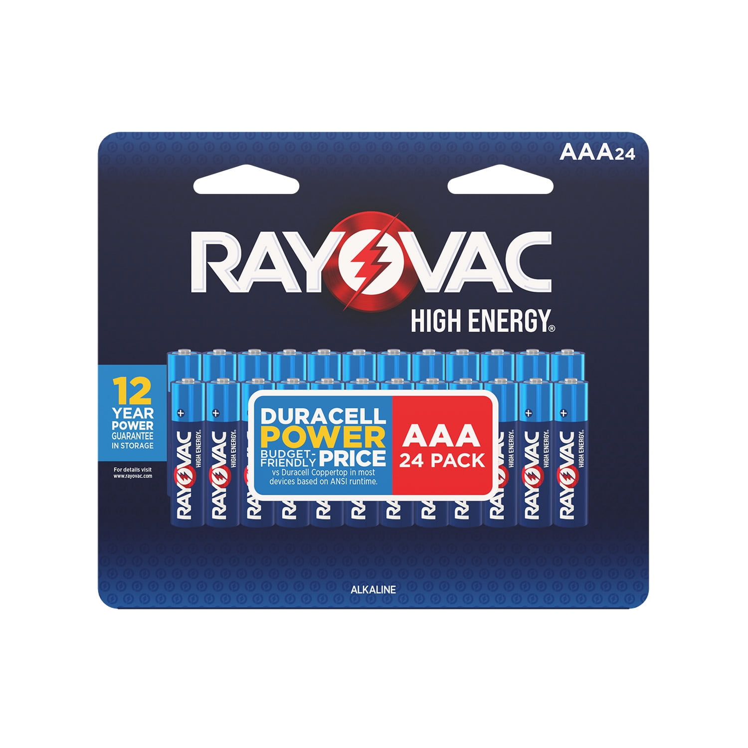 Rayovac High Energy AAA Batteries (24 Pack), Alkaline Triple A ...