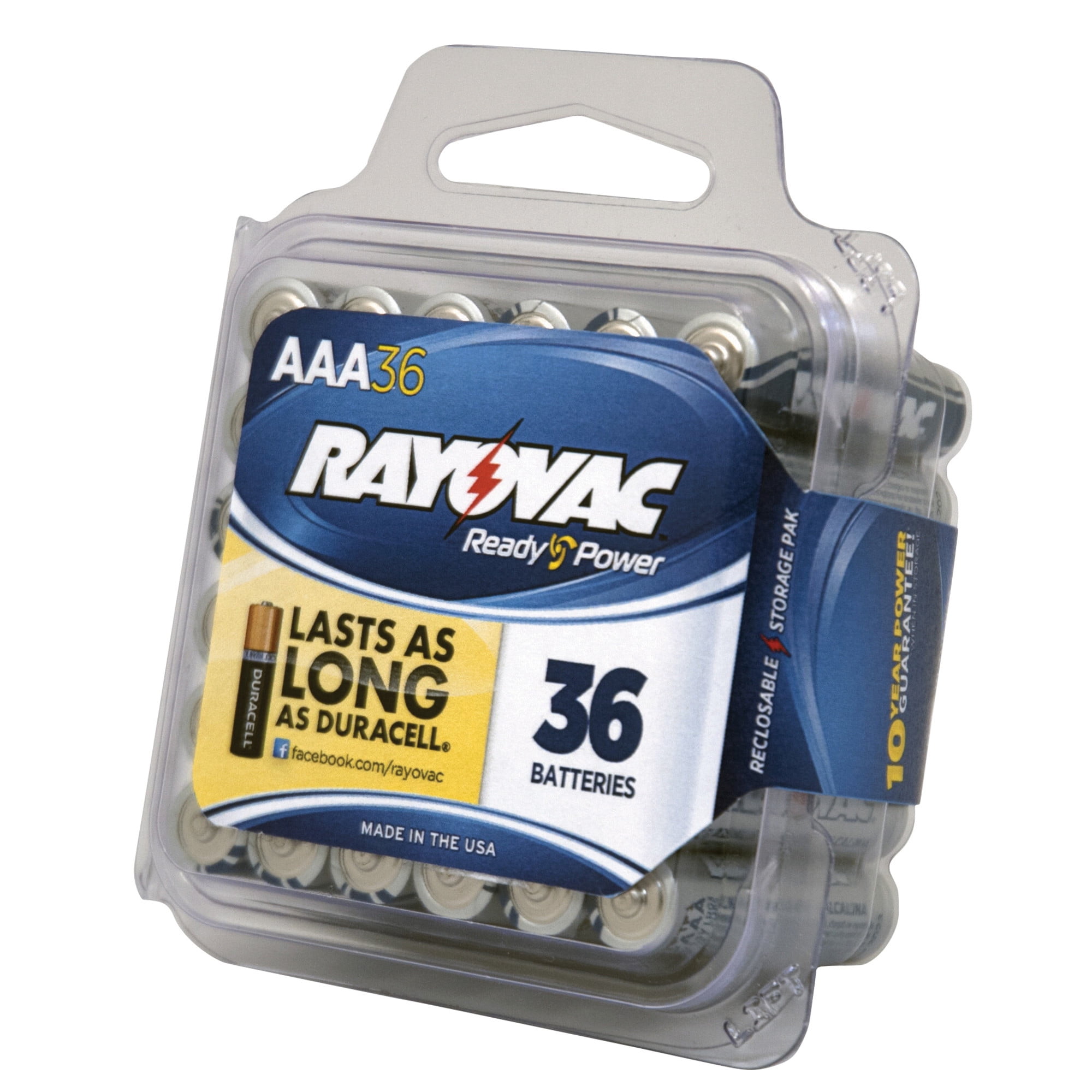 Rayovac High Energy AAA Batteries (36 Pack), Triple A Batteries ...
