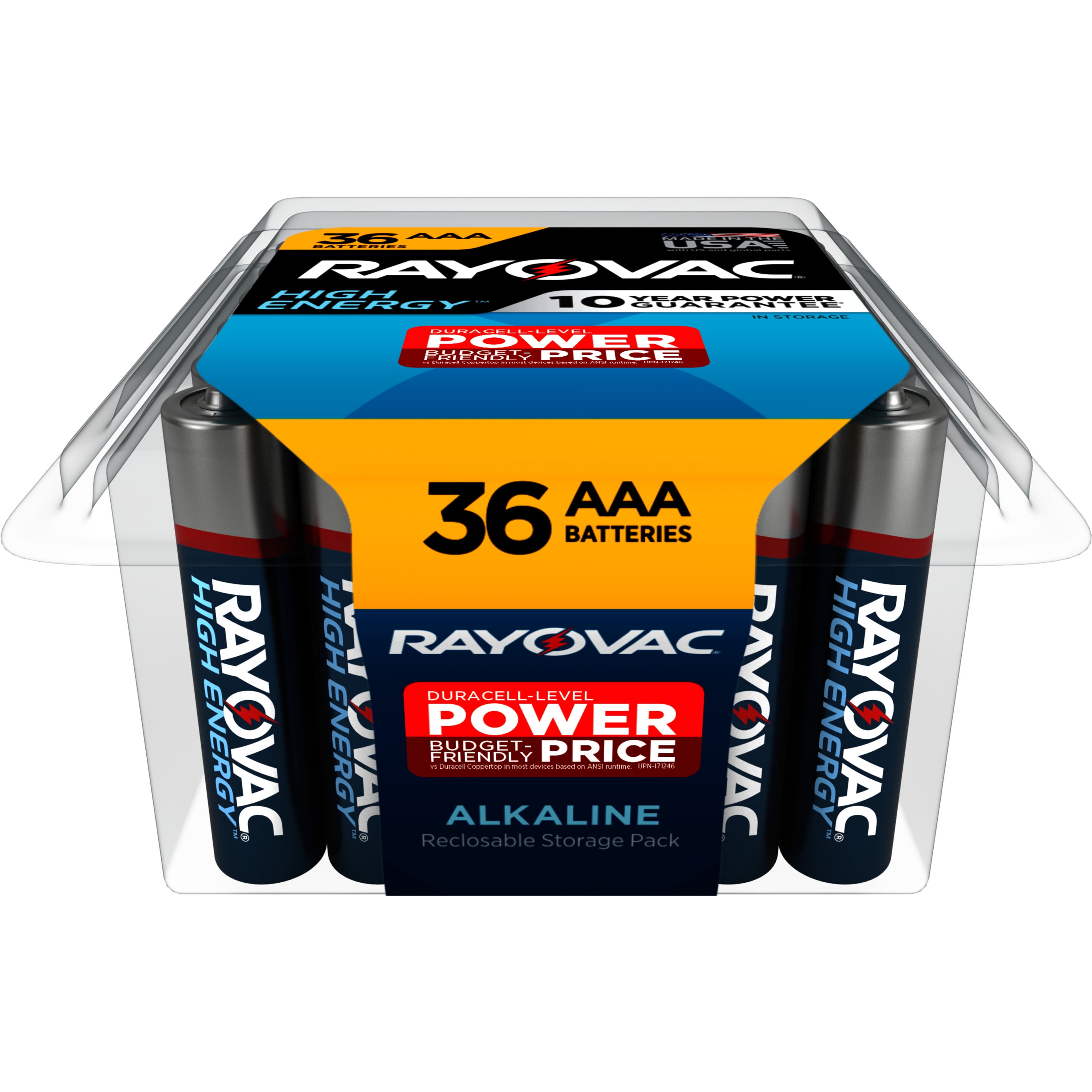 Rayovac High Energy AAA Batteries (36 Pack), Triple A Batteries ...