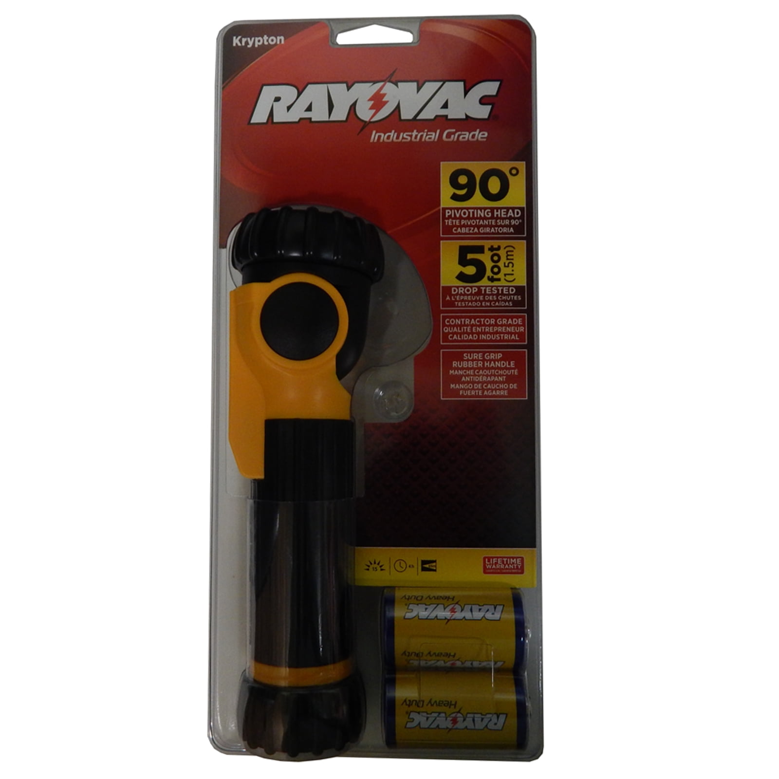 Rayovac Industrial 2D Krypton Swivel Flashlight (Set of 6) - Walmart.com