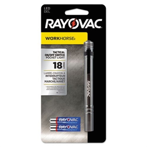 Industrial LED Pen Light, 2 AAA Batteries, Machined Aluminum, 1.5 V ...