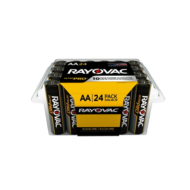 Rayovac Ultra Pro Alkaline AA Batteries, 24 Pack - Walmart Business ...