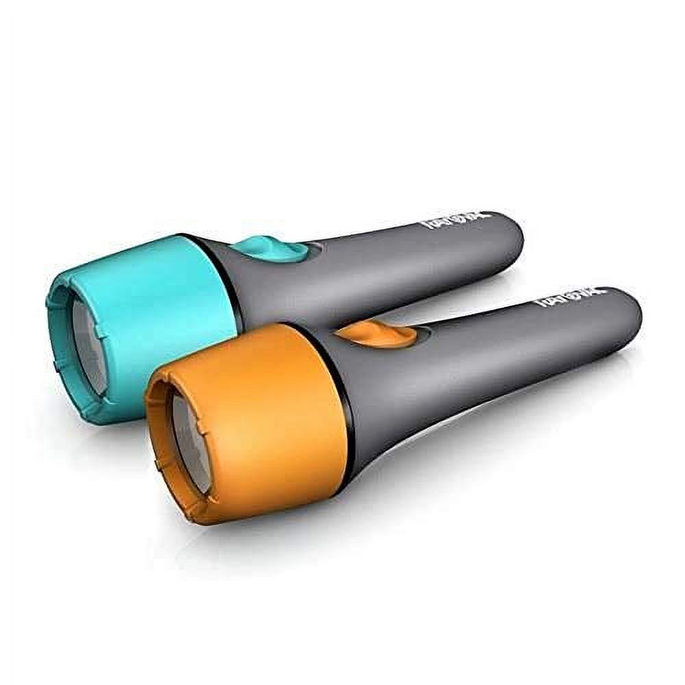 Rayovac LED Flashlight 2 Pack, Slim Grip Flash Light Set with Batteries ...