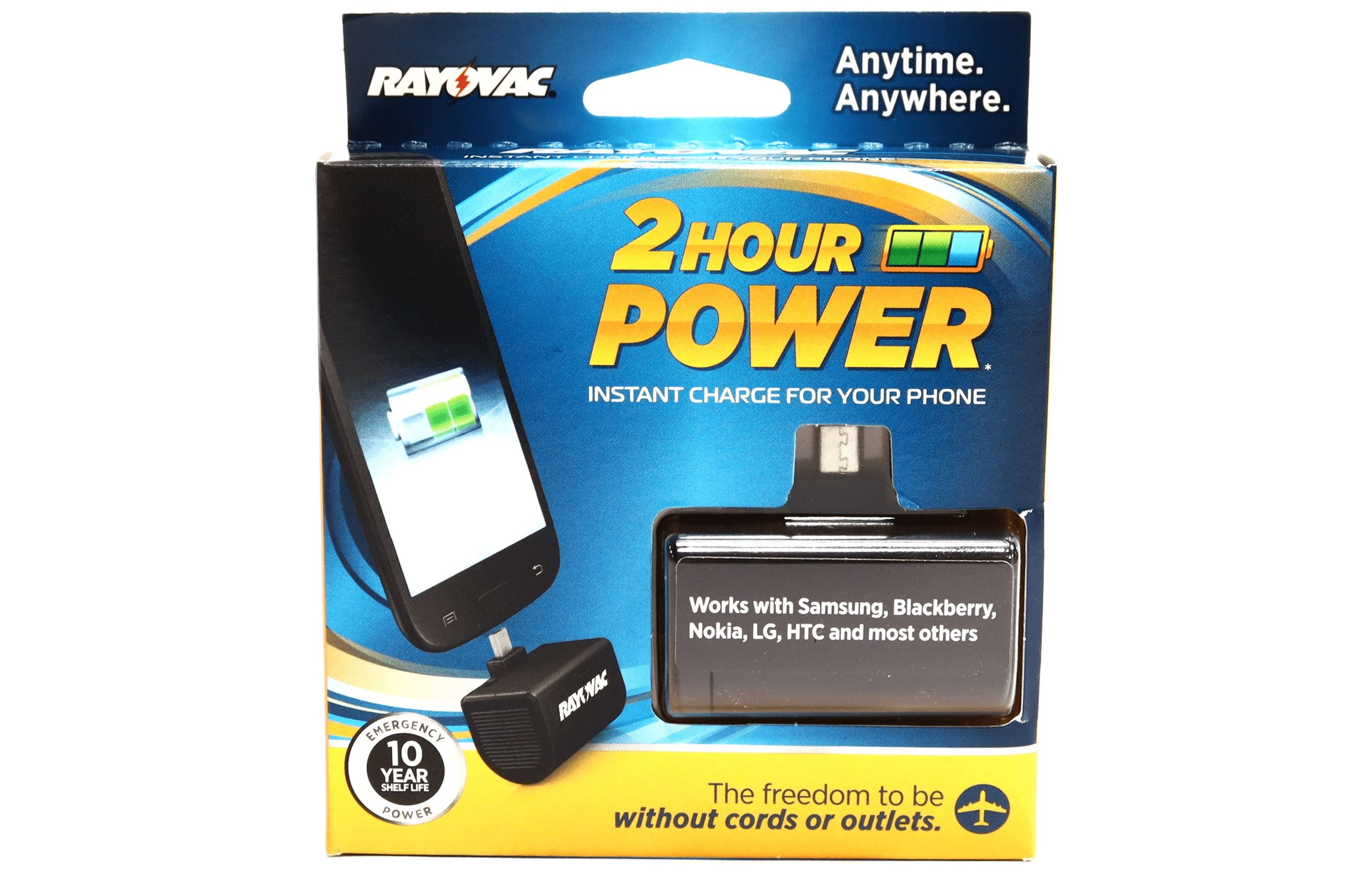Rayovac PS72-BT6 2 Hour Emergency Charger for Samsung Blackberry ...