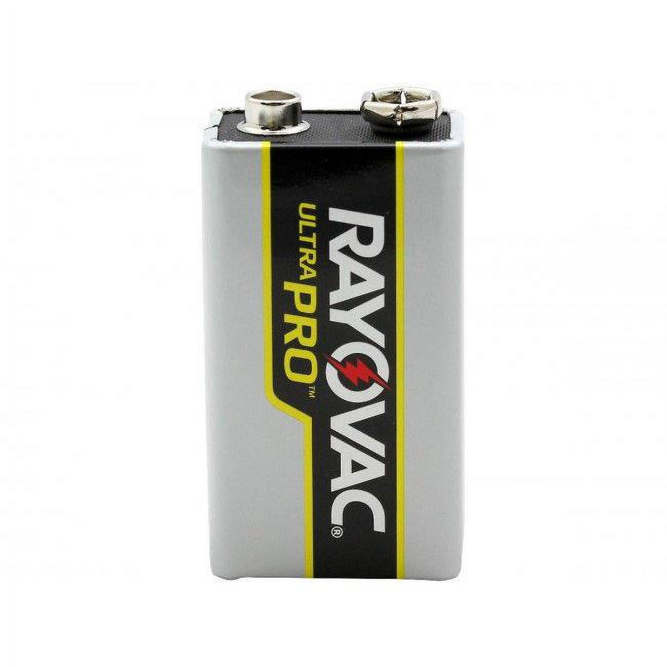 Rayovac RAYOVAC-AL-9V Ultra Pro Alkaline Battery with Snap Connectors ...