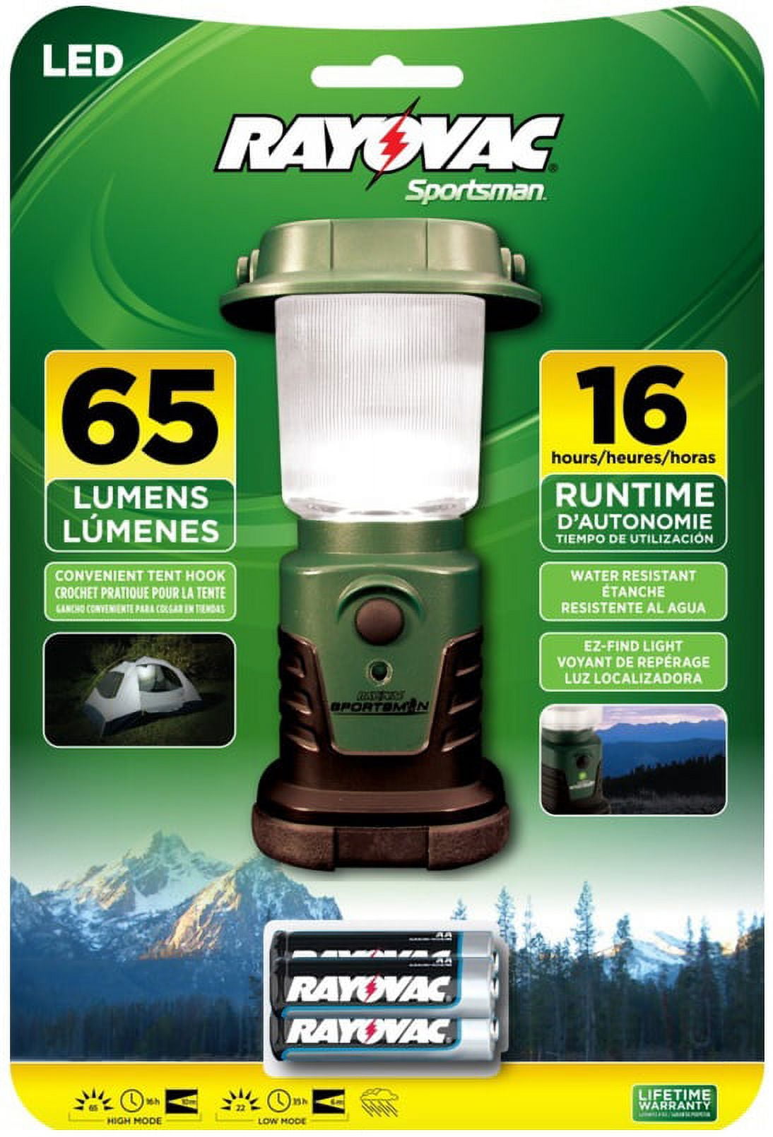 Rayovac Sportsman 3aa 1w Led Mini Lantern W/bty - Walmart.com