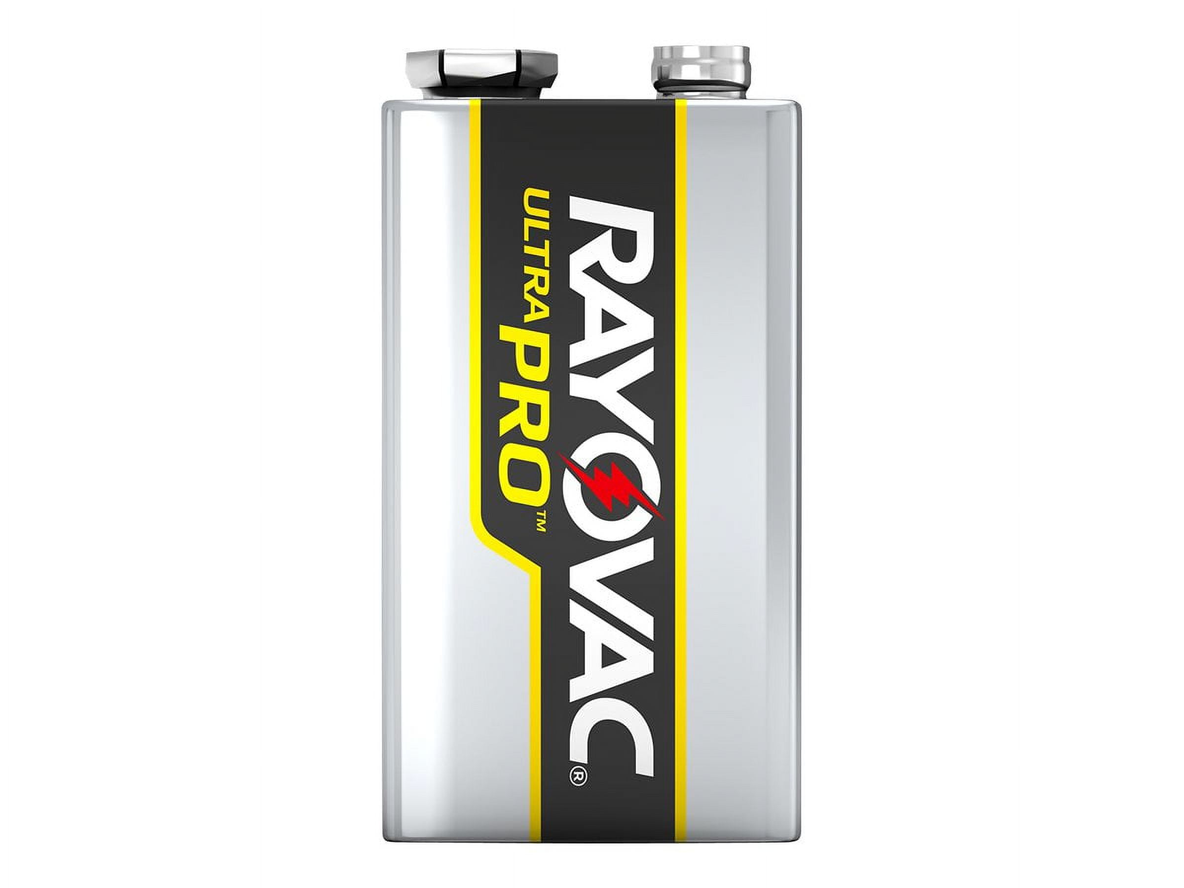 Rayovac RAYOVAC-9V-A1604 9V High Energy Alkaline Battery with Snap ...