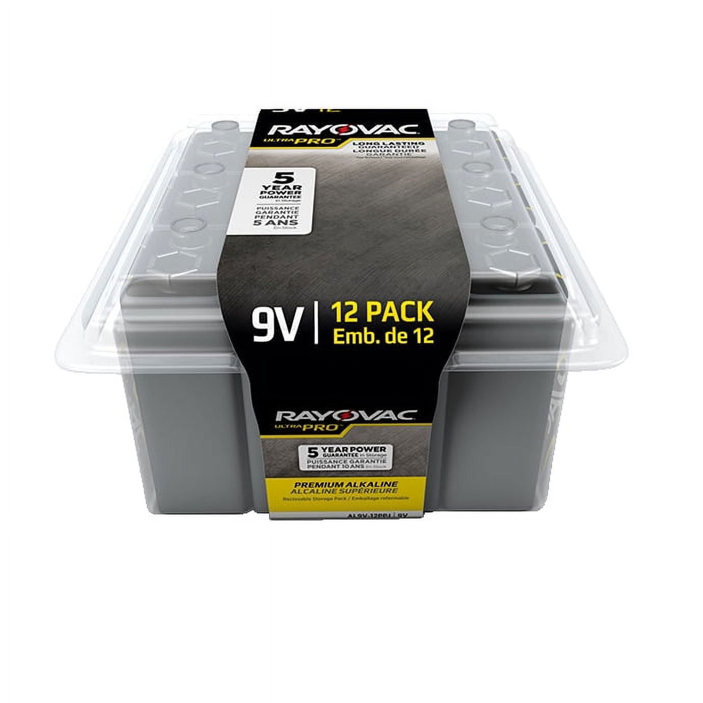 Rayovac Ultra Pro Alkaline 9V Batteries, 12 Pack - Walmart.com