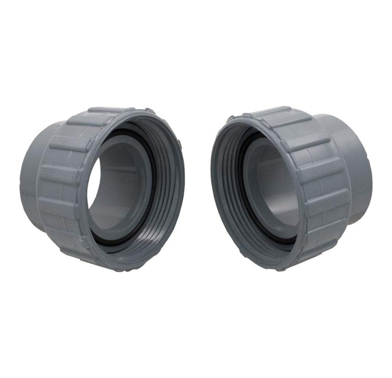 Raypack 006723F Connector 2-Inch Pvc and Nut 2/Set - Walmart.com