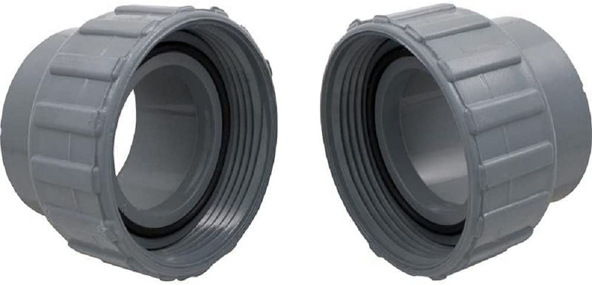 Raypak 006723F Connector Union Set PVC 2in - Walmart.com