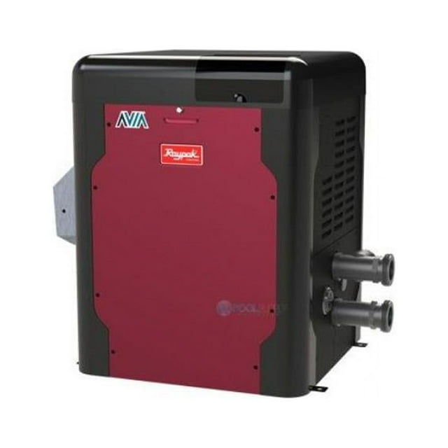 Raypak 018093 AVIA Digital Low NOx Natural Gas Pool & Spa Heater, 399k BTU - Altitude 0-9999 ft ...