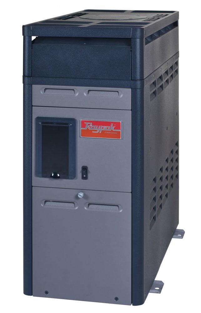 Raypak 156A Propane Gas 150K BTU Pool and Spa Heater - Digital, Rust ...
