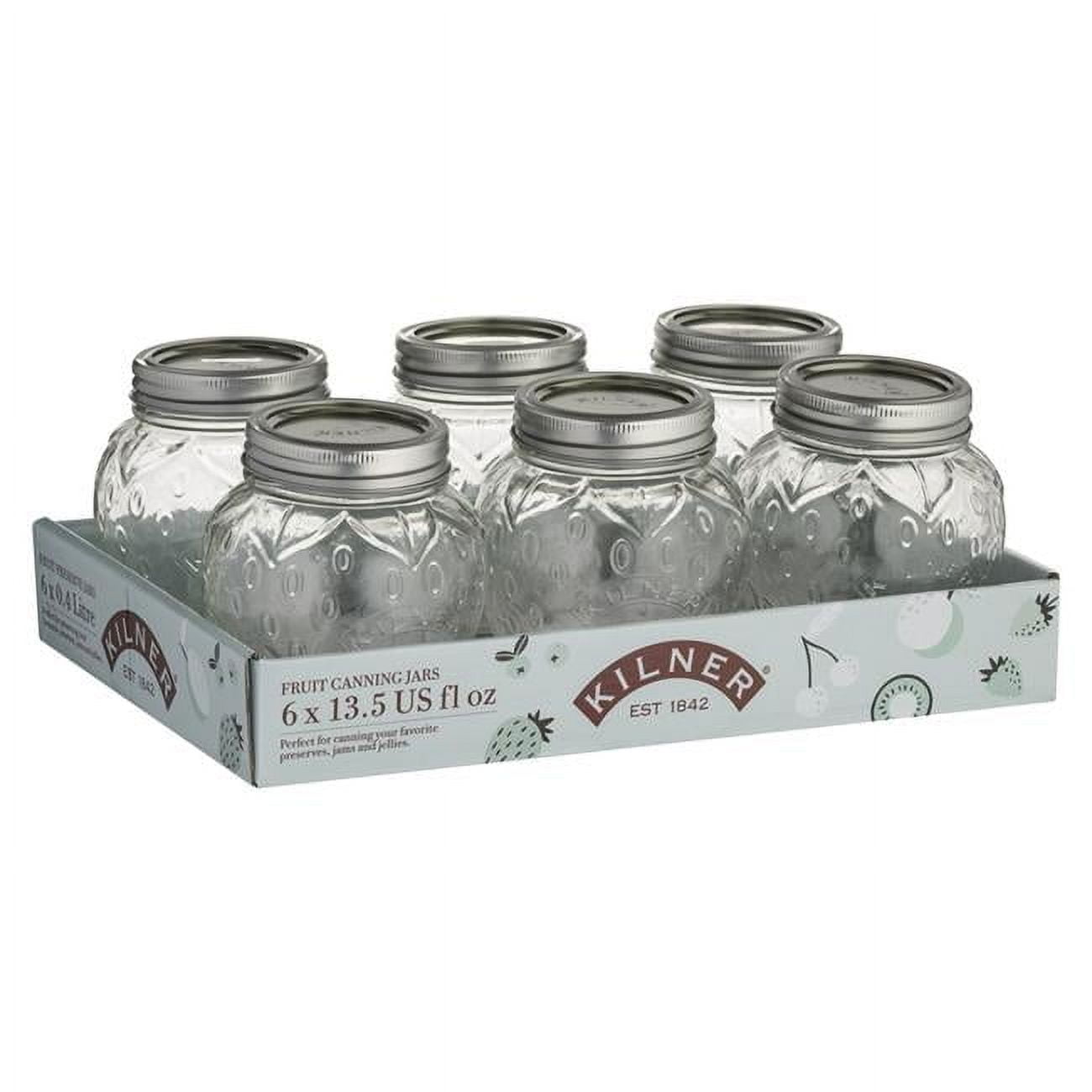 Rayware Strawberry Canining Jar, - 6 pack - Pack of 2 - Walmart.com