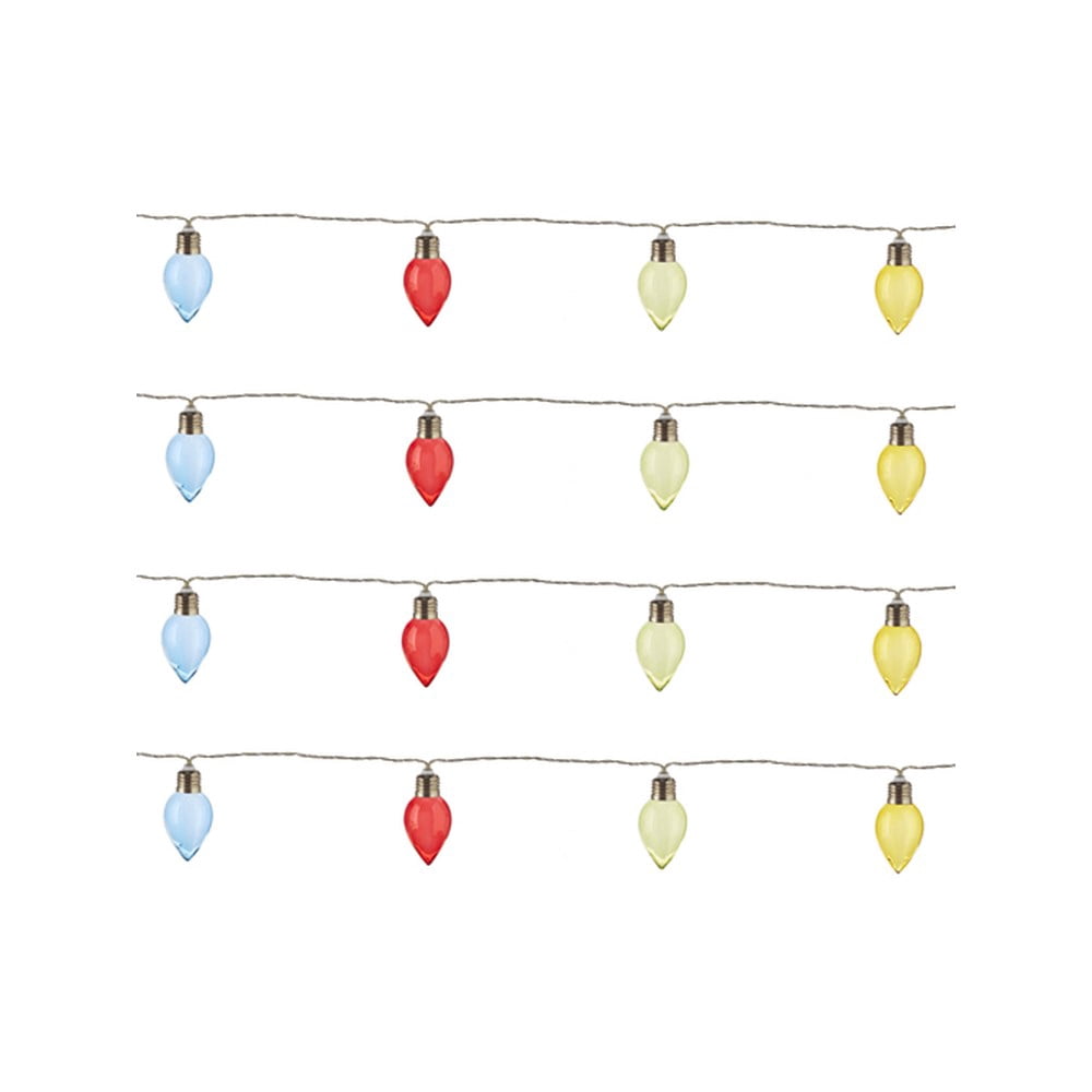 Raz Imports 2021 Lights 14-Foot Holiday Bulb String Light Garland ...