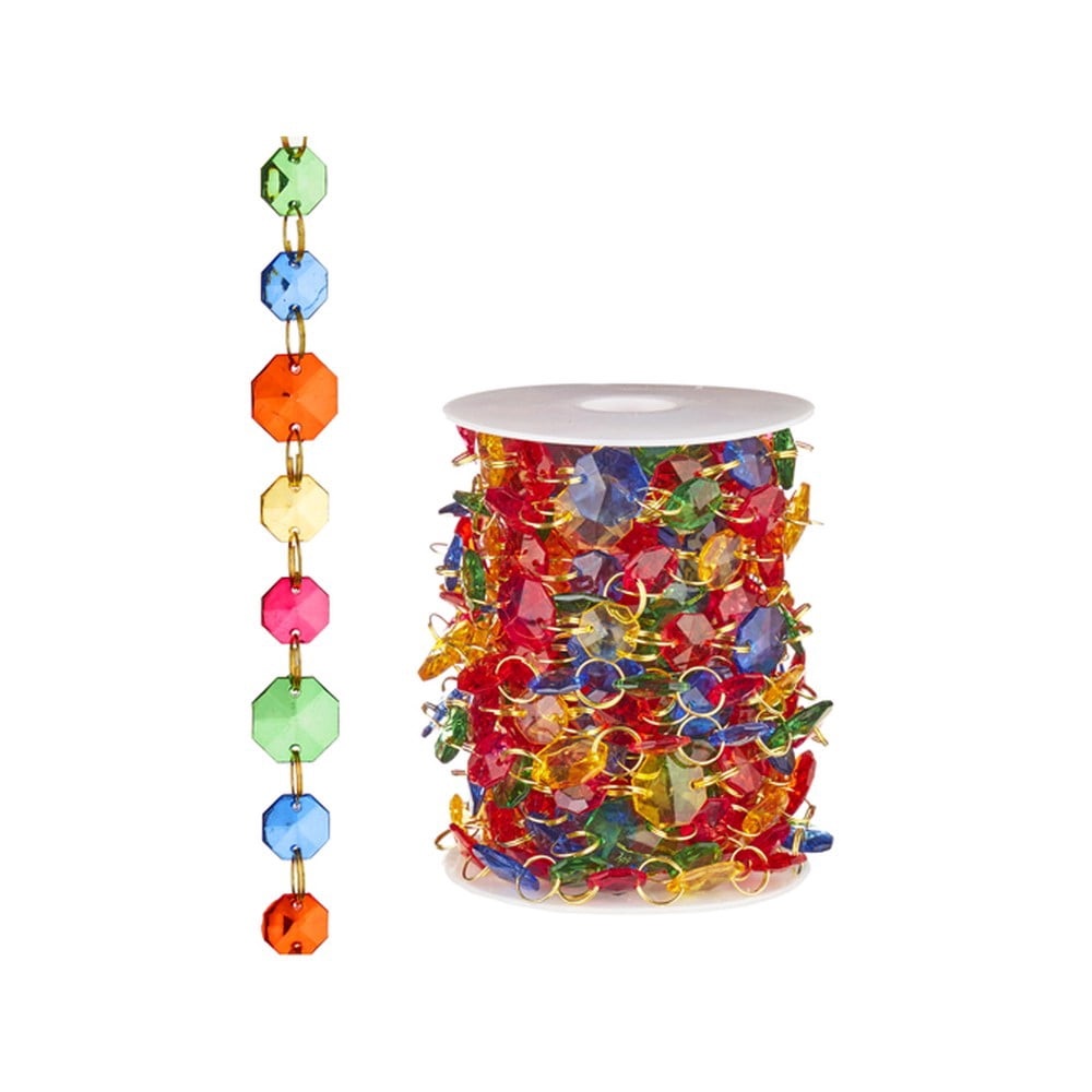 Raz Imports 2021 We Three Kings 10 Yards Jewel Tone Round Crystal ...
