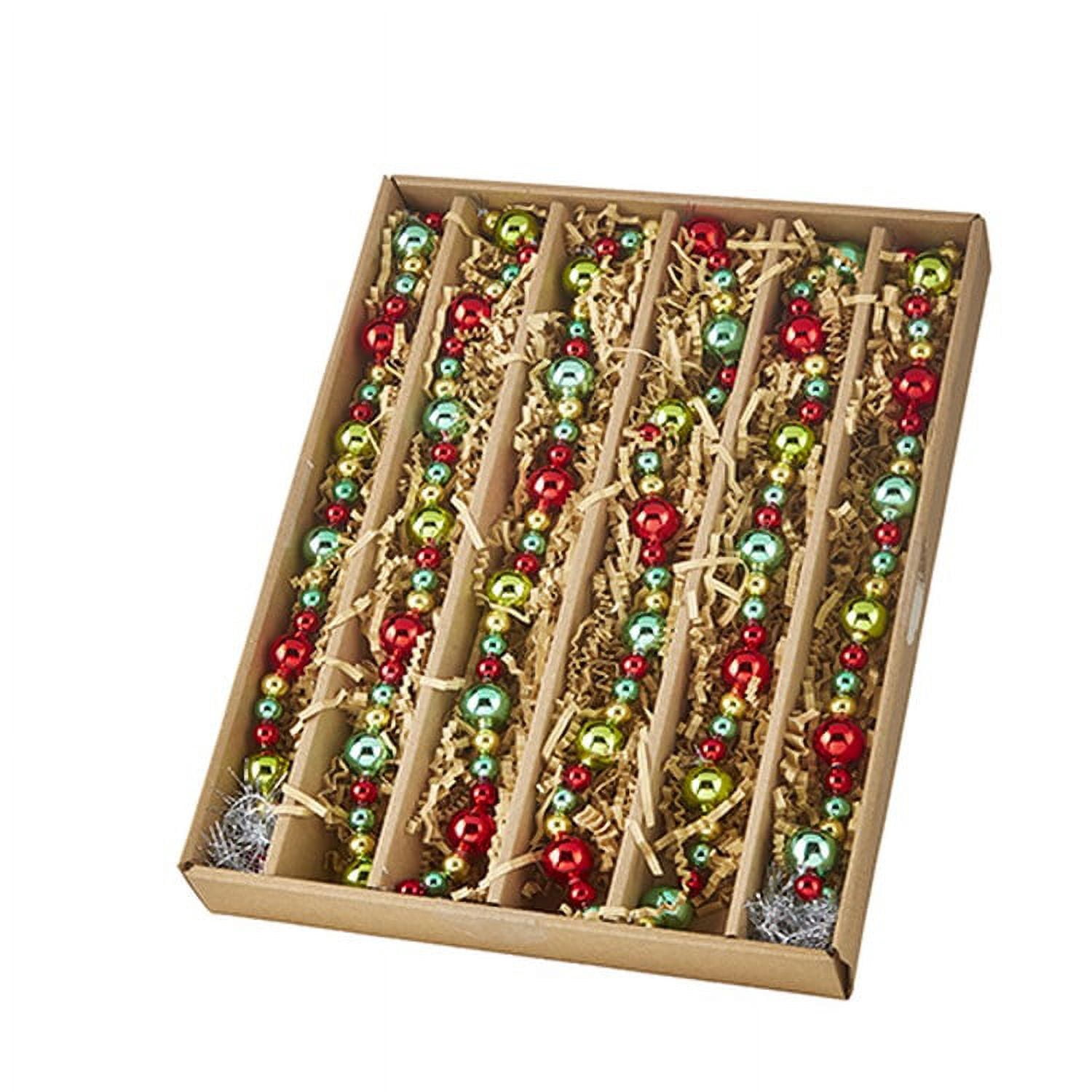 Raz Imports 2022 No Place Like Home 6' Red, Green And Blue Beaded ...