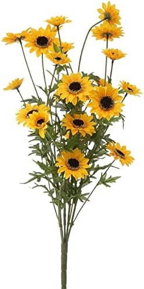 Raz Imports 2023 The Gardens 25" Yellow Black-Eyed Susan Bush - Walmart.com