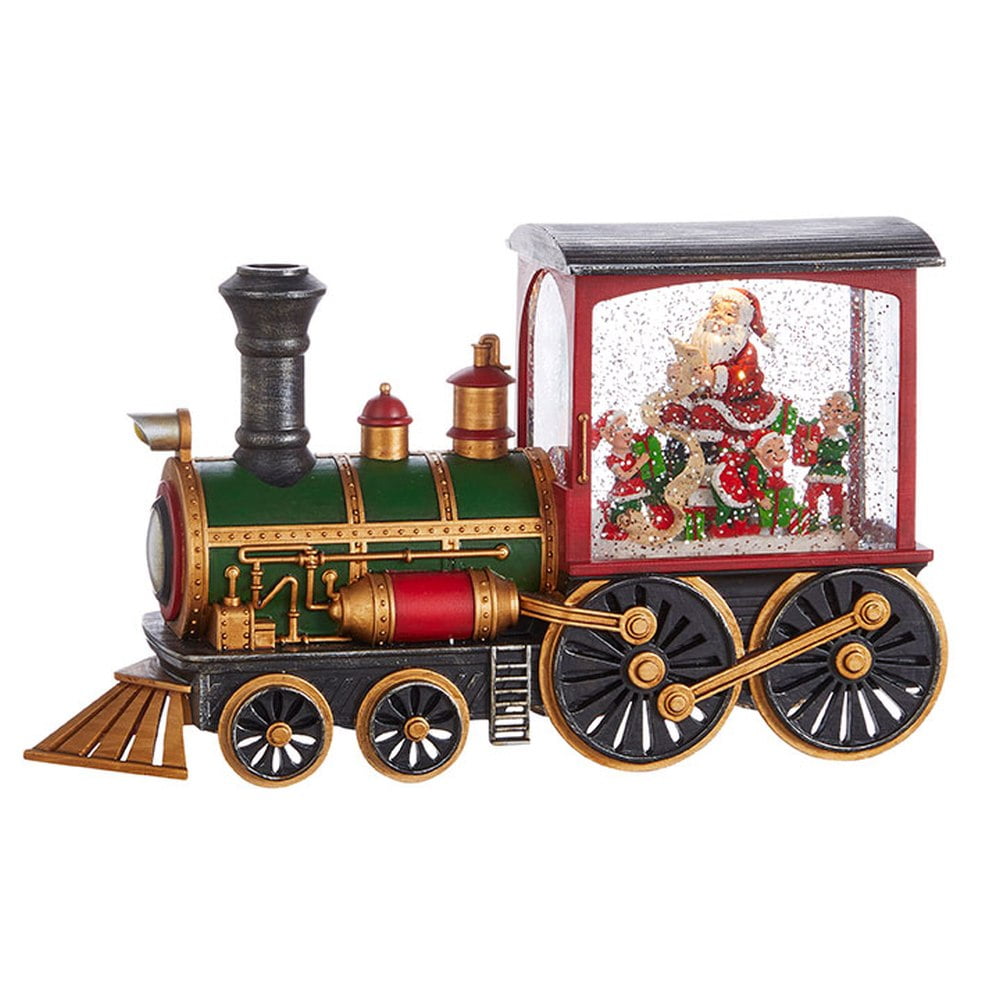 Raz Imports 2020 12.25" Santa's List Musical Train Lighted Water ...