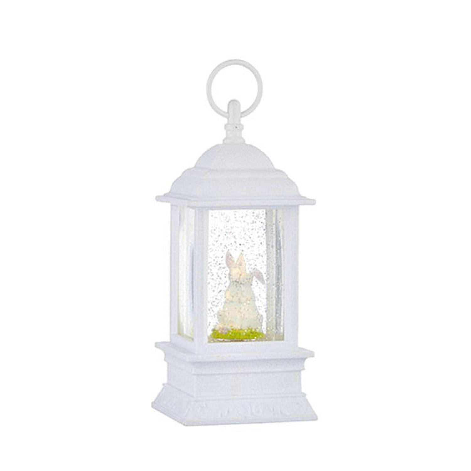 Raz Imports Spring Water Lanterns 9.5" Cuddling Bunnies Animated ...