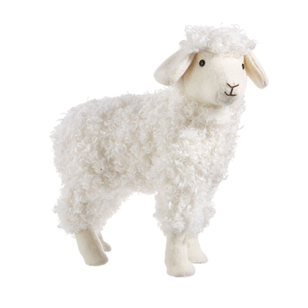 Raz Imports White Sheep Lamb Statue Figurine 12.5 x 14 Inch - Walmart.com