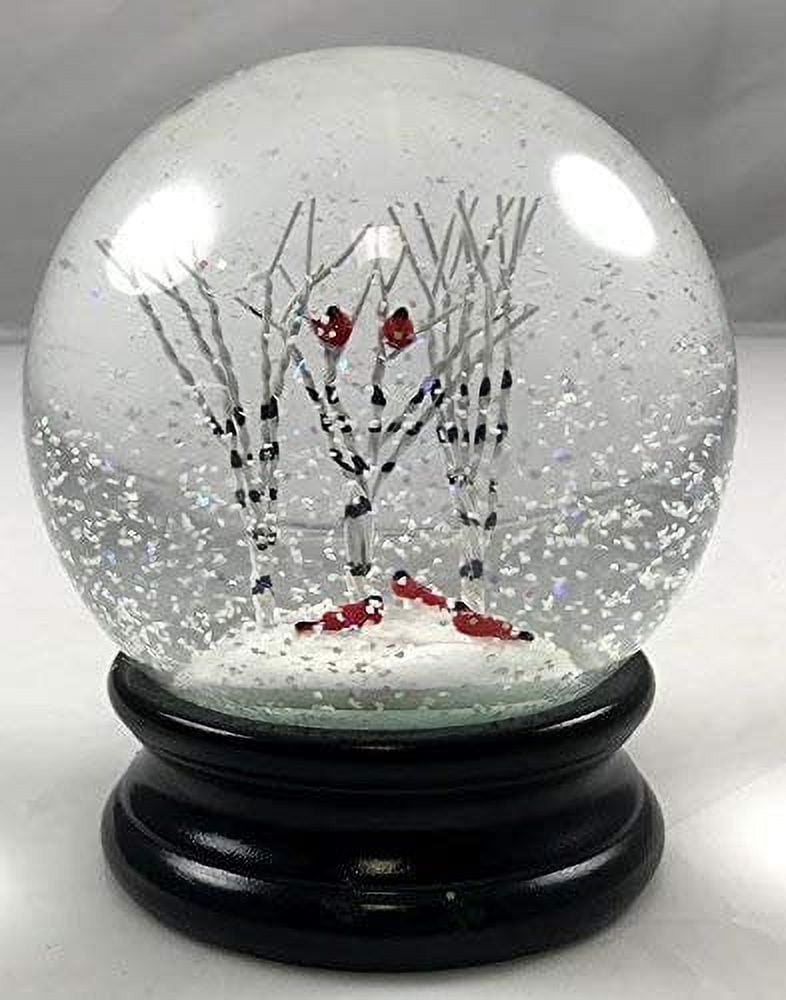 Raz Red Birds Cardinals Snow Globe - Walmart.com