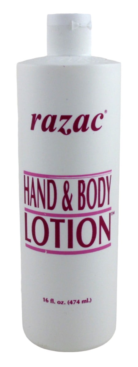 Razac Hand and Body Lotion, 16oz, Rich Non-Greasy Formula, Softens Skin ...