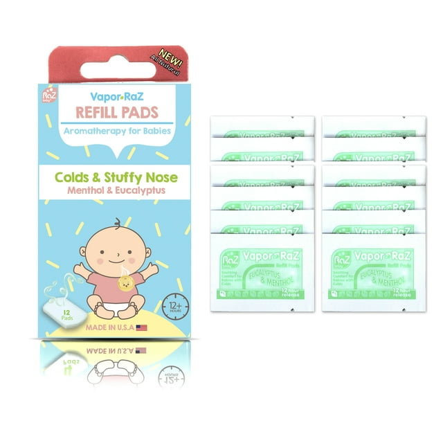 Razbaby Vapor-RaZ Refills Baby Cough and Cold Relief - Use at Home & on ...