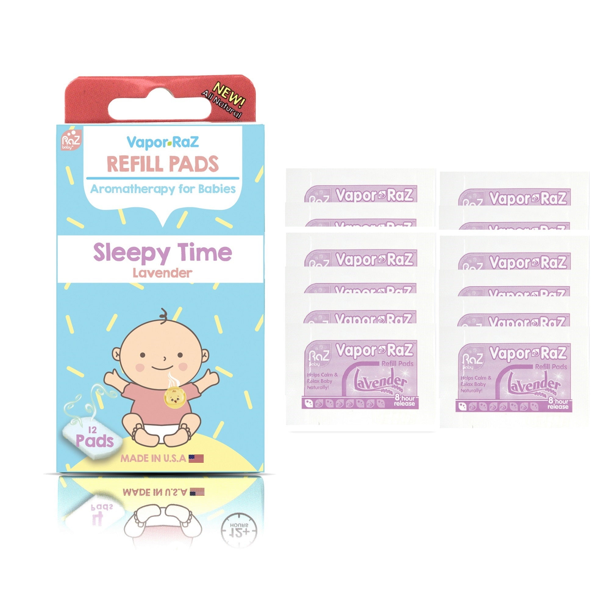 Razbaby Vapor-RaZ Refills/Baby Sleepy Time & Relax/Use at Home & on The ...
