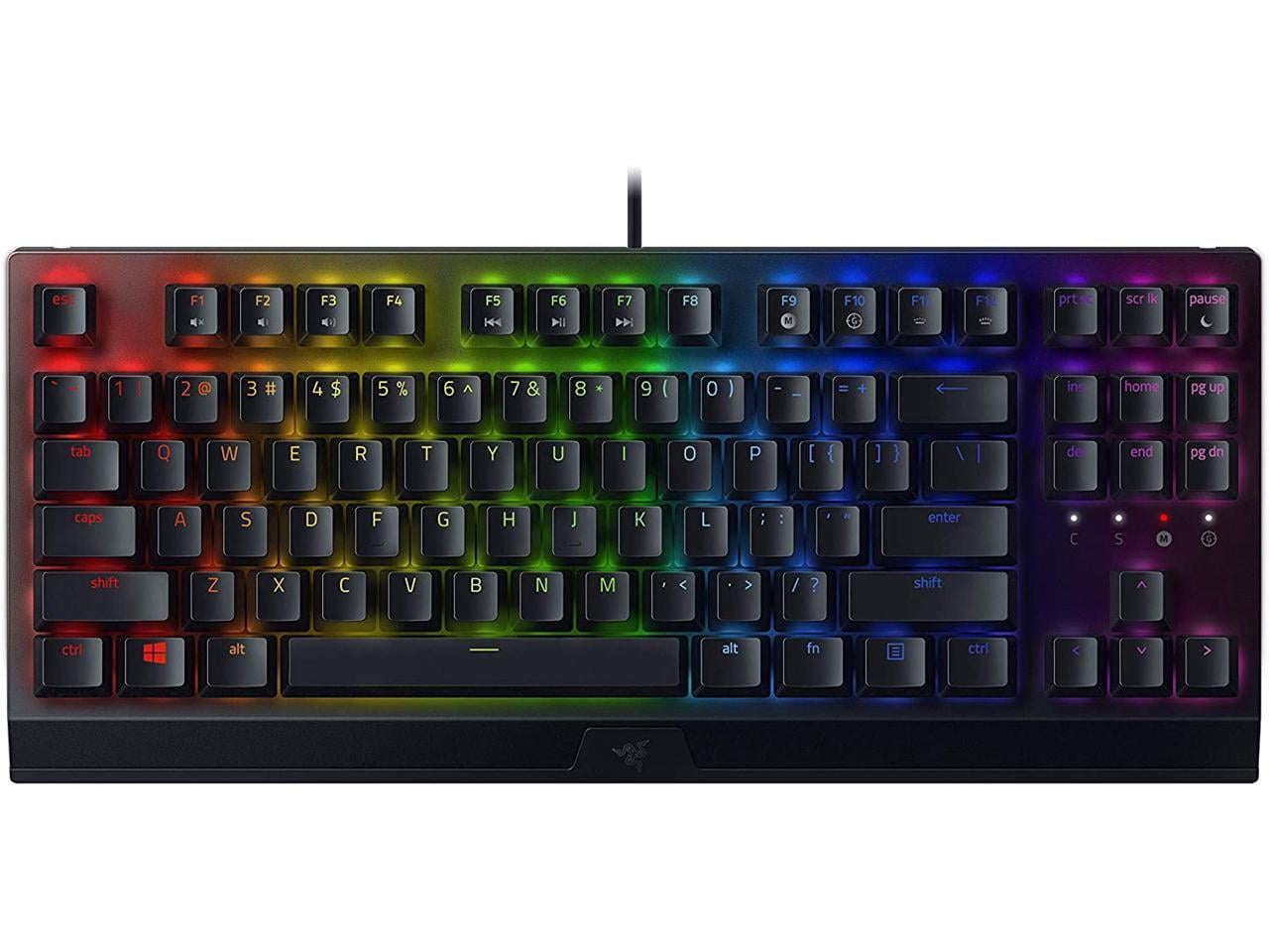 Razer BlackWidow V3 Tenkeyless TKL Mechanical Gaming Keyboard: Green ...