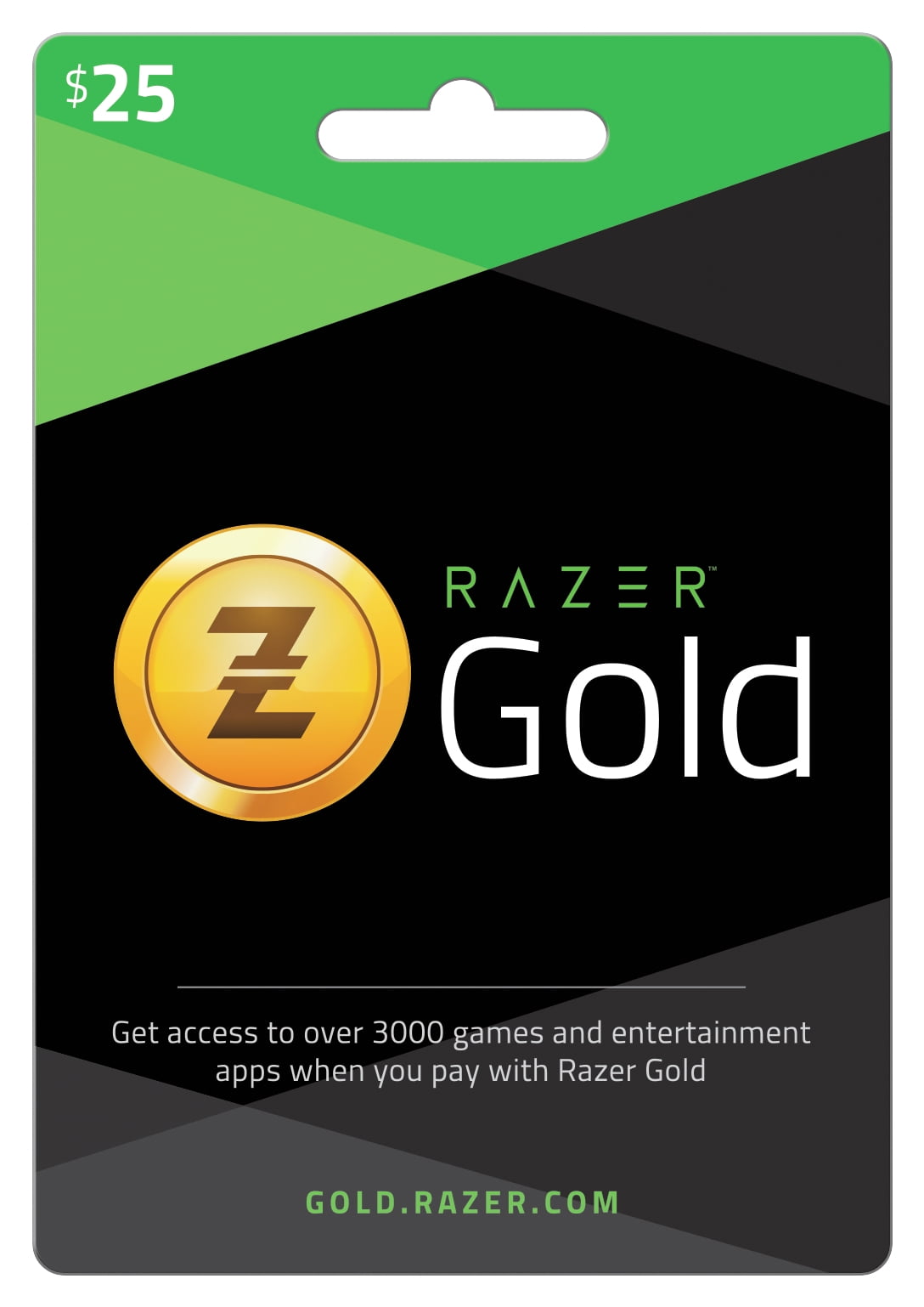 Razer Gold $25 Gift Card [Physical] - Walmart.com