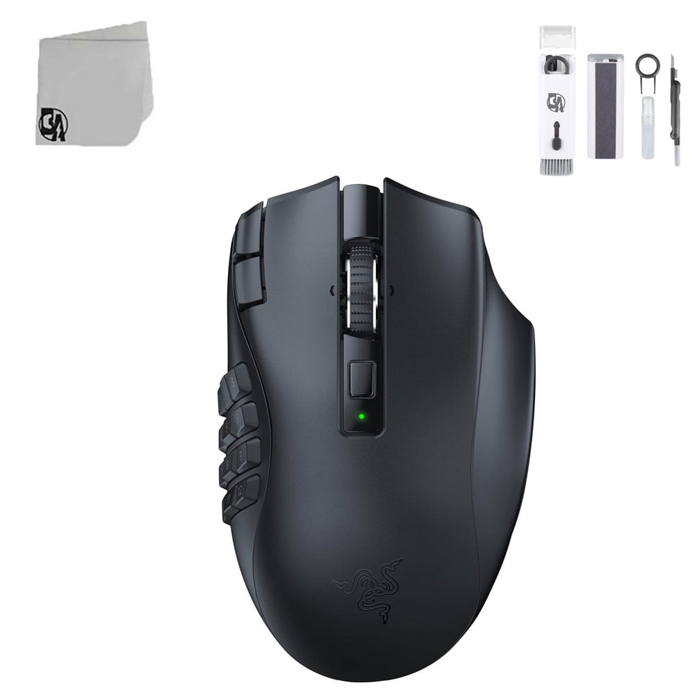 Razer Naga V2 HyperSpeed Wireless MMO Gaming Mouse: 19 Programmable ...