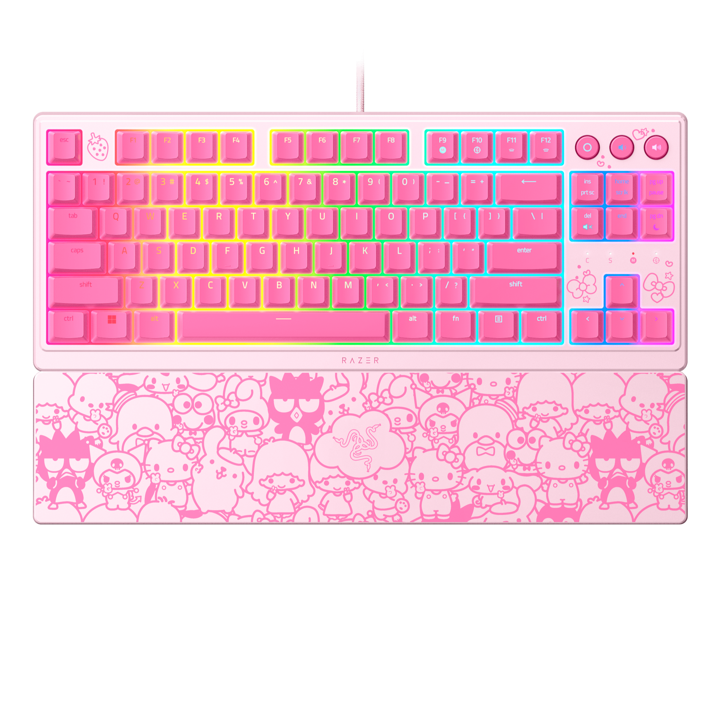 Razer Ornata V3 TKL Low-profile Mecha-Membrane USB Wired Gaming ...