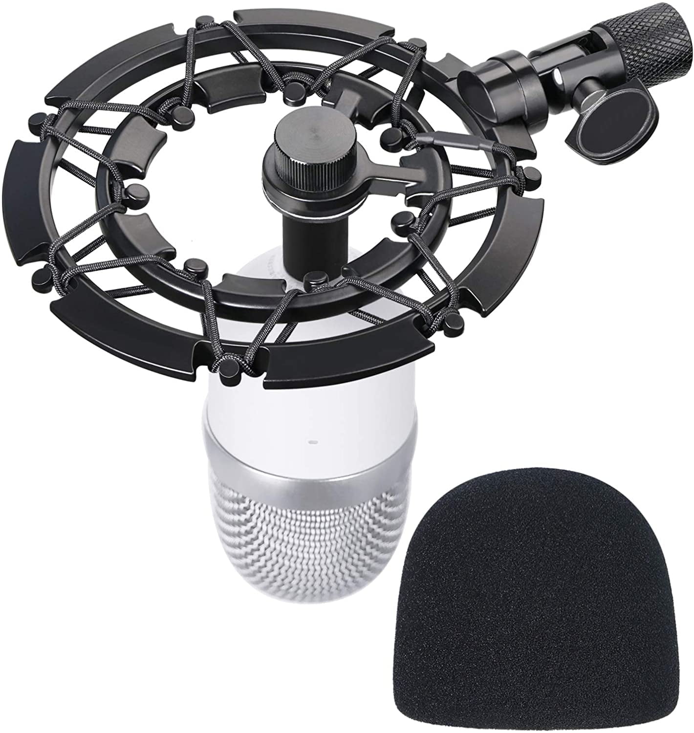 Razer Seiren Mini Shock Mount and Pop Filter Matching Mic Boom Arm ...
