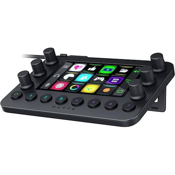 Razer Stream Controller: All-In-One Streaming Console - 12 Customizable Haptic Keys - 6 ...