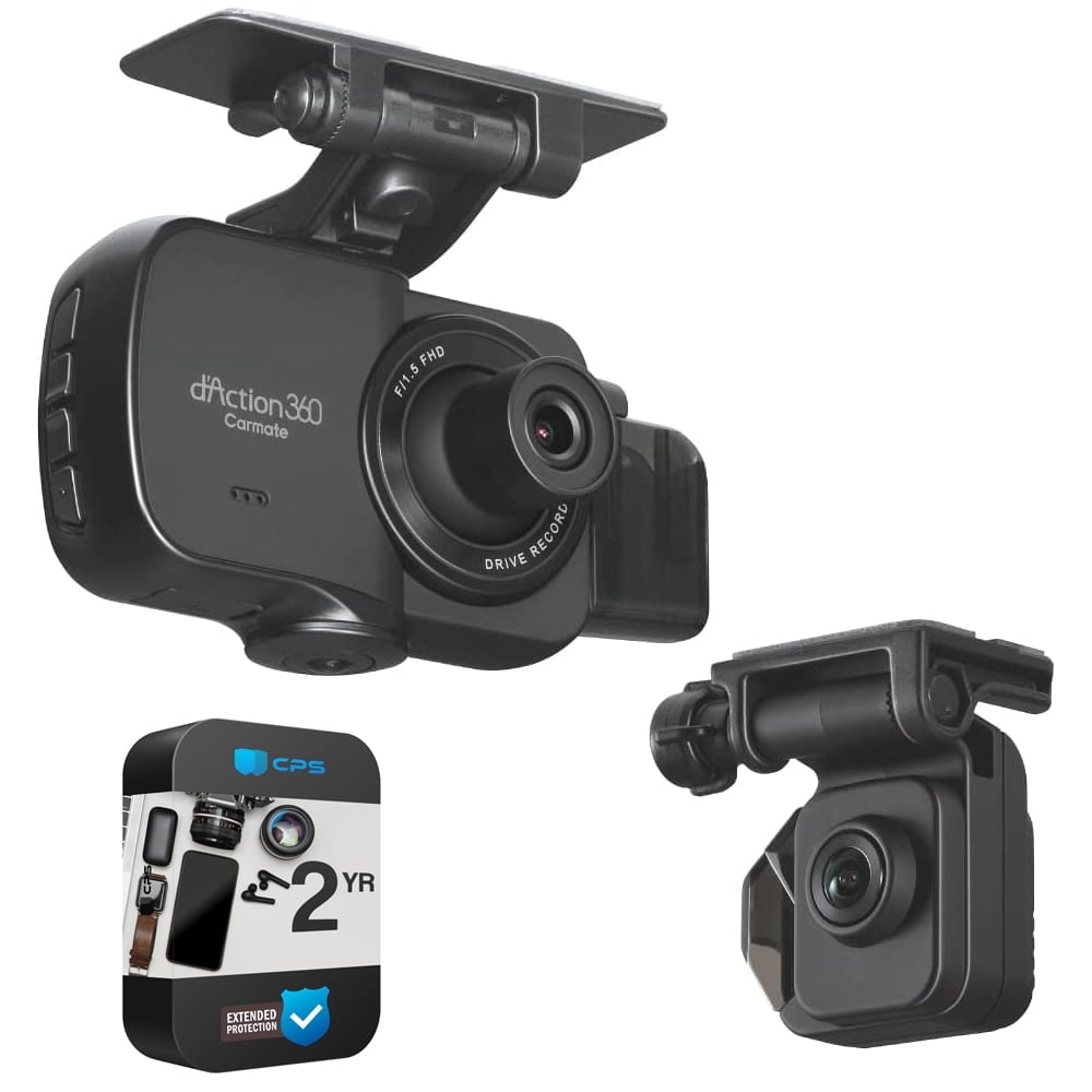 Razo DC4000RA d'Action 360D 3 Channel 360 Degree Dash Cam: FHD Dash ...