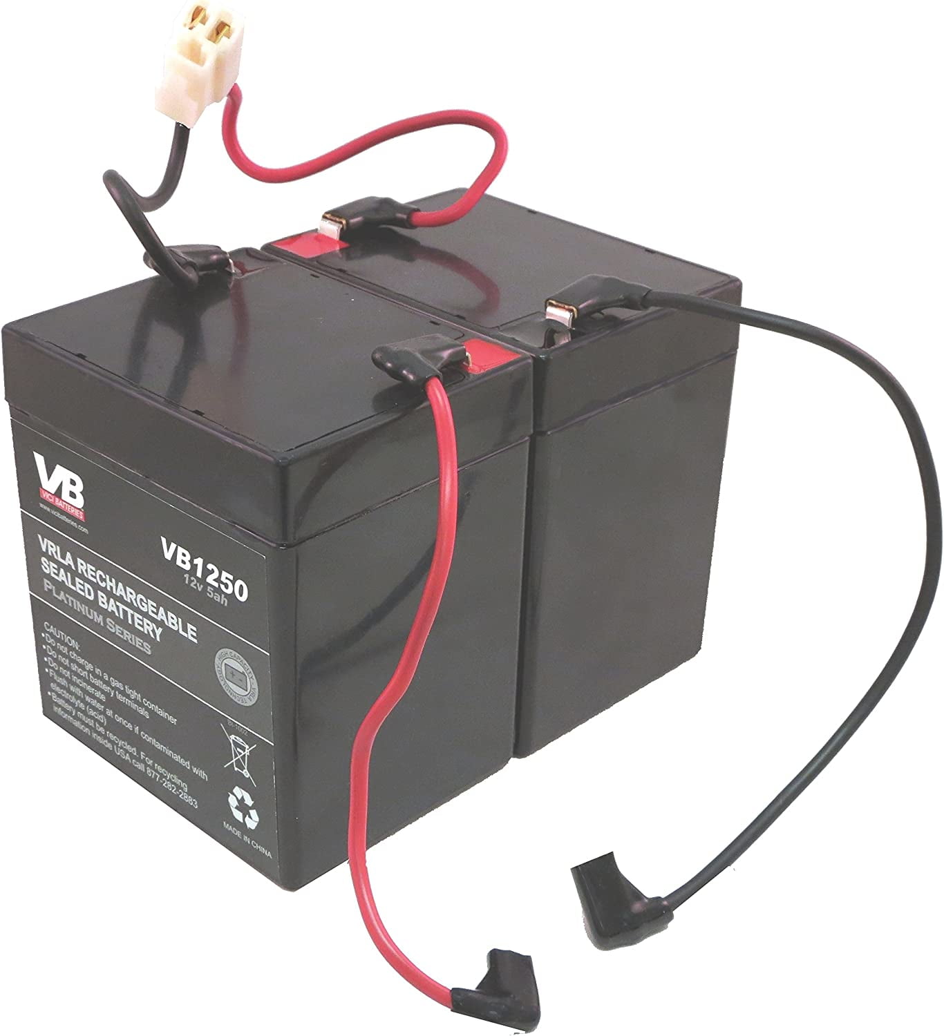 Razor 24 Volt Battery E100 E125 E175 (12V/4.5AH Single Connector w ...