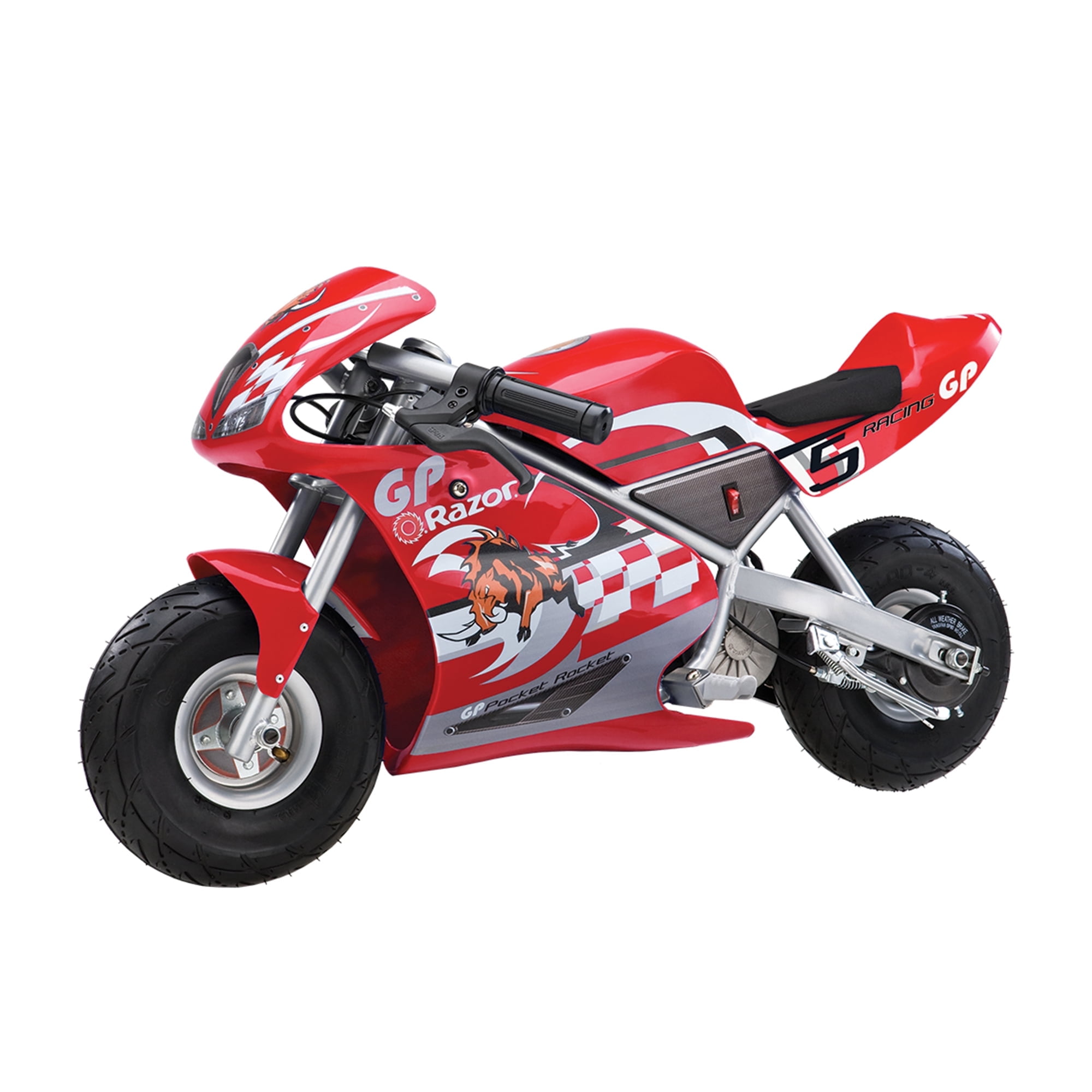 Razor Pocket Rocket Electric Mini Bike, Age 13+, 15 Mph, 30-Min Run, 175lb Max, Red - Walmart.com