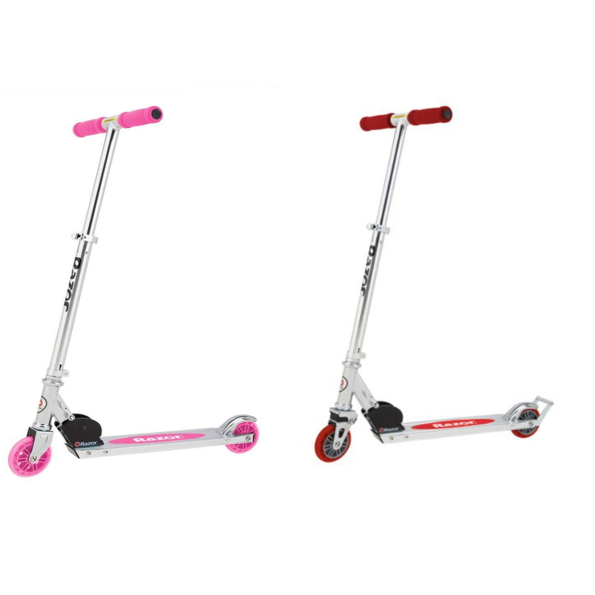 Razor A2 Kick Scooter, Red with Razor A Kick Scooter, Pink - Walmart.com